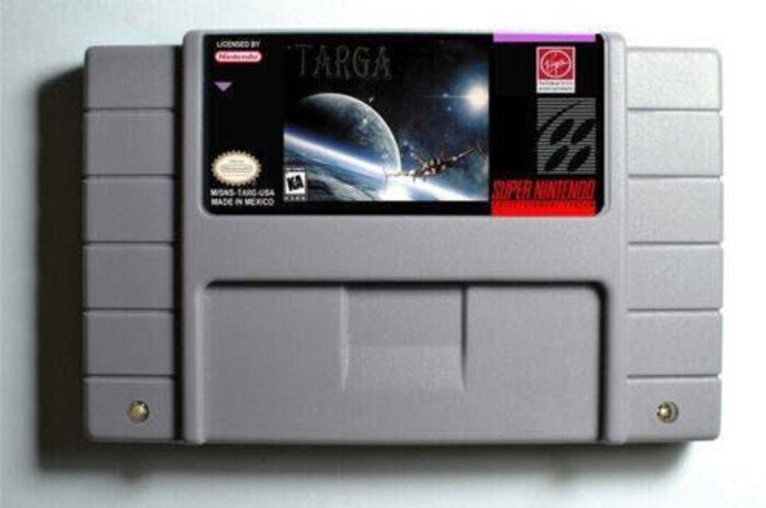 TARGA - SNES - Super Nintendo Ent. System 1995 NTSC Cartridge - Etsy