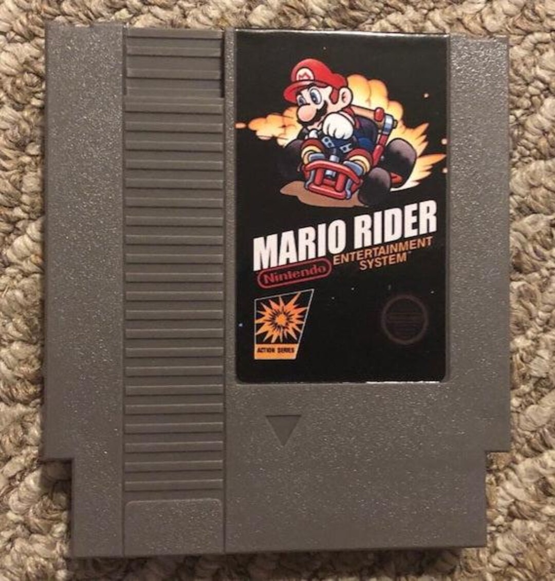 Mario Rider - NES Nintendo Entertainment System 1983 72 Pin 8 Bit Video ...