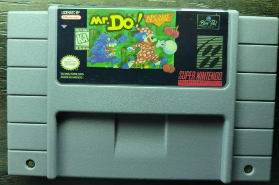 Mr Do SNES Super Nintendo Ent. System NTSC Cartridge - Etsy