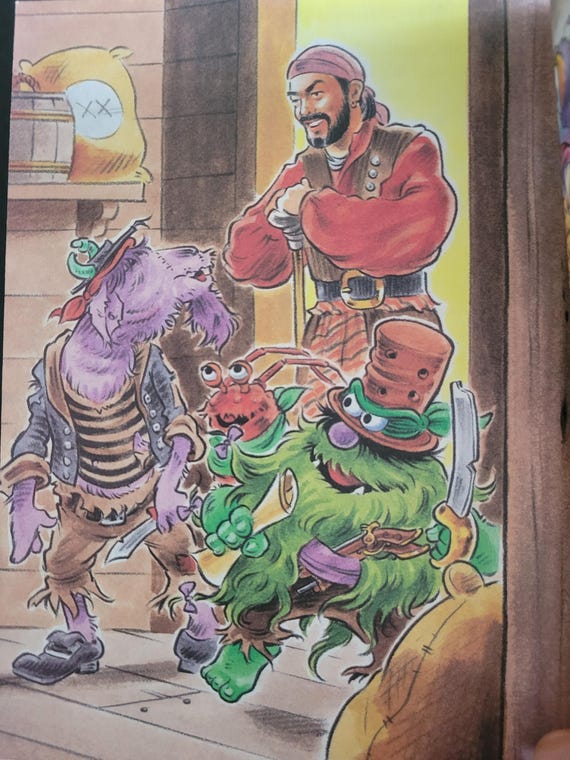 Vintage Little Golden Book: ORIGINAL 1990's Mupper Tr… - Gem