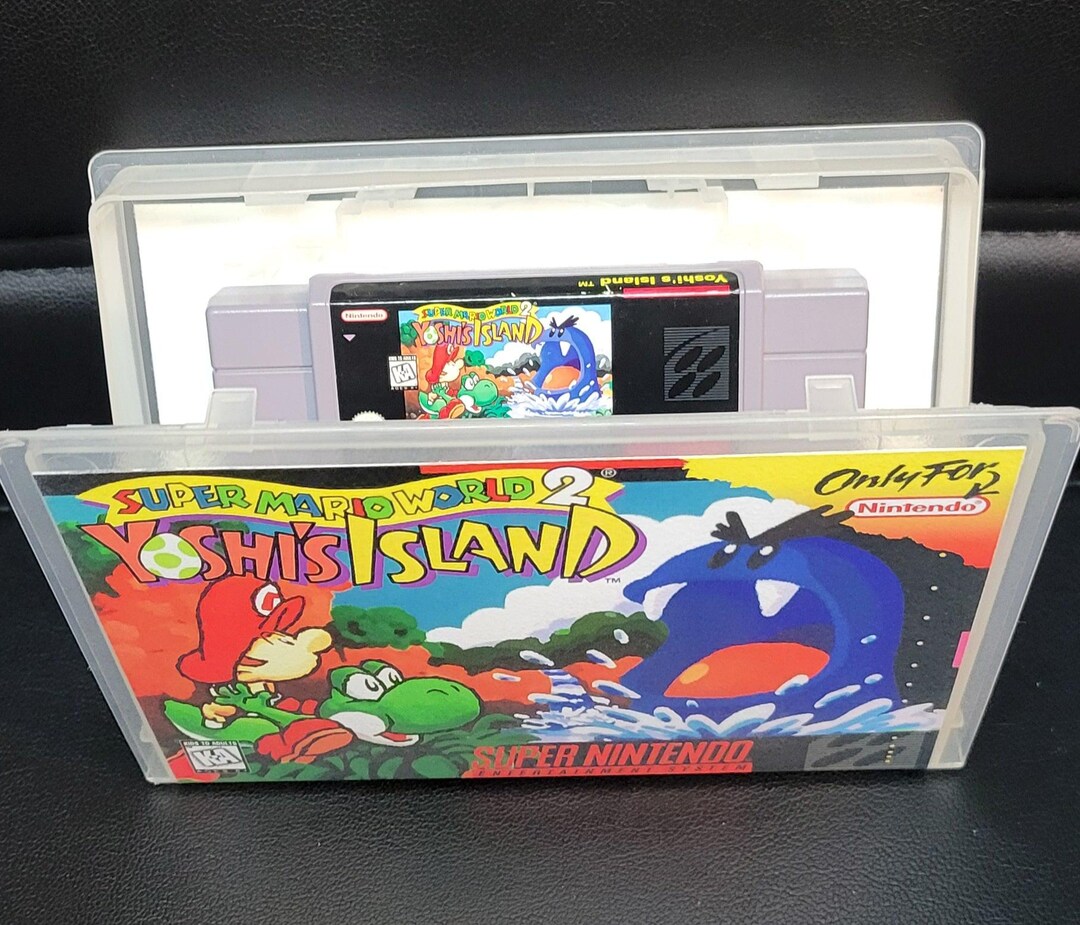 CIB SMW 2: Yoshi's Island + Rare Video Store Box!!! (super Nintendo Ent ...