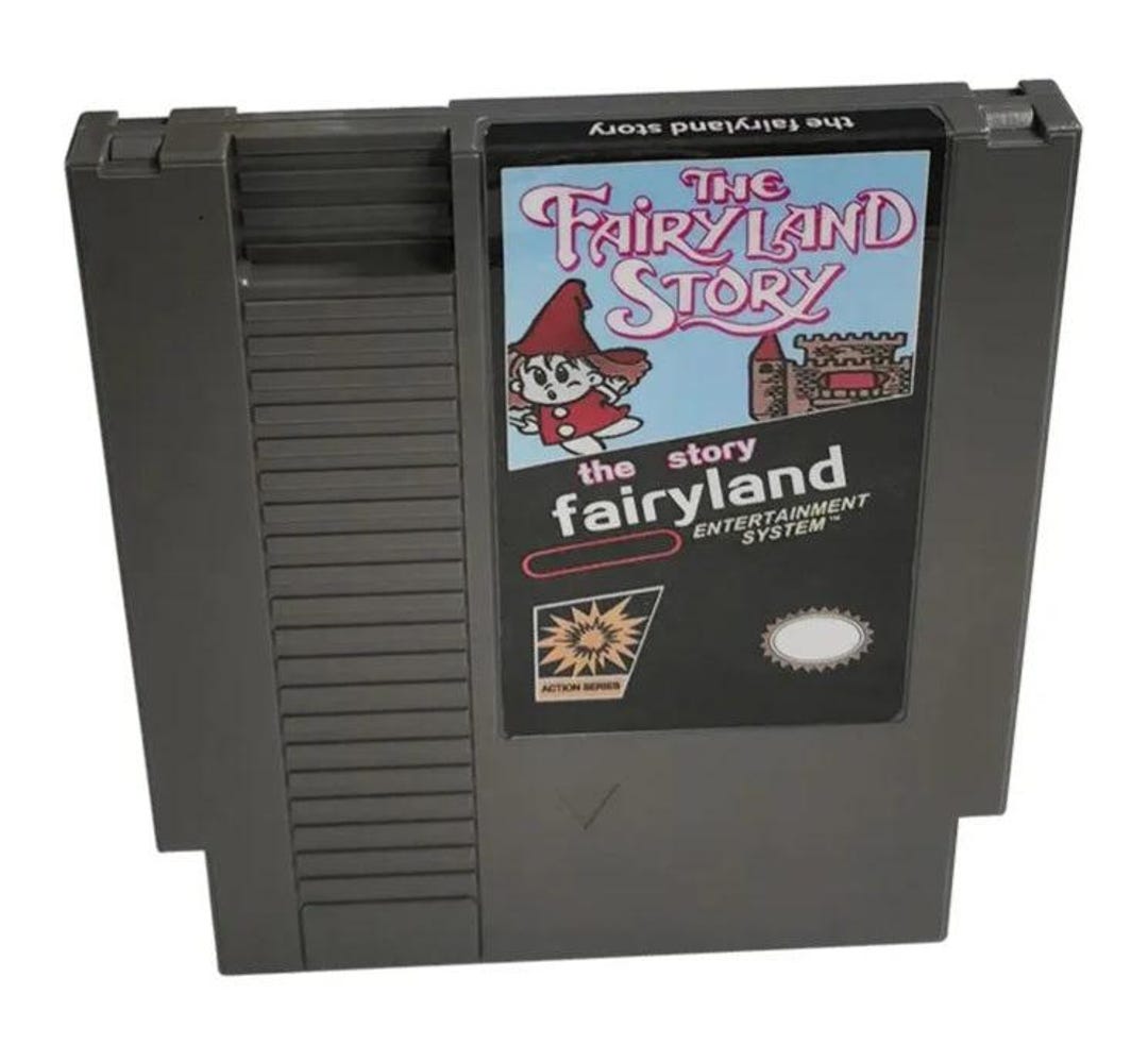The Fairyland Story NES Nintendo Entertainment System 1983 72 Pin 8 Bit ...