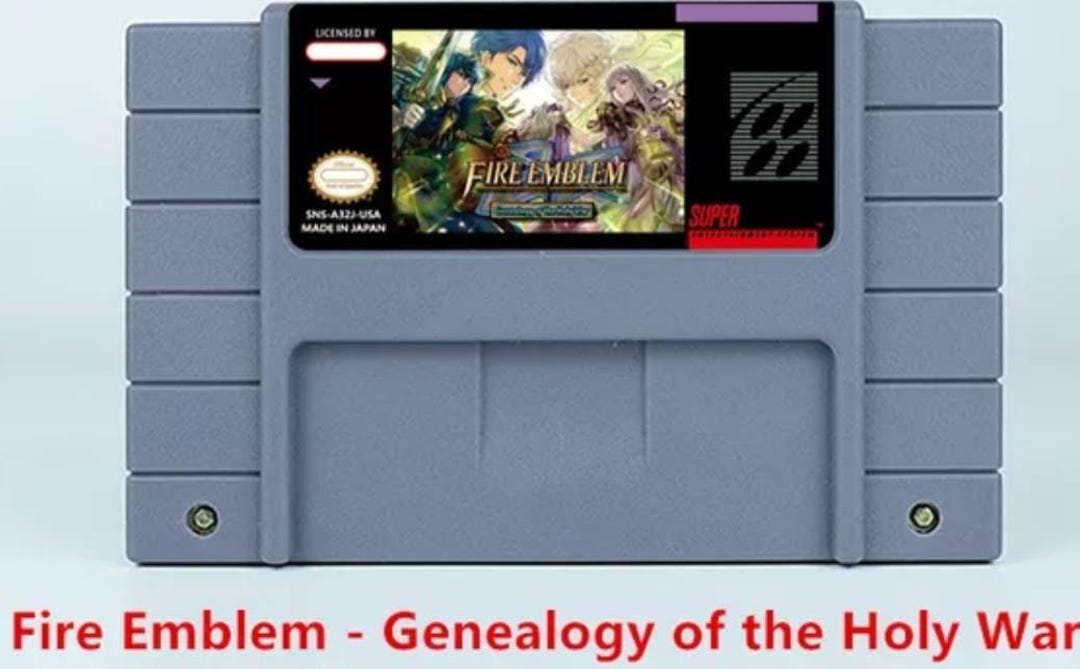 Fire Emblem 1 2 & 3 SNES Nintendo Ent. System - Etsy