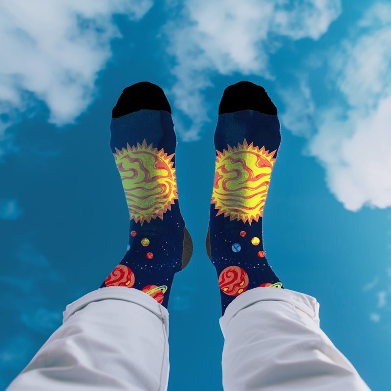 Galaxy Socks - Etsy