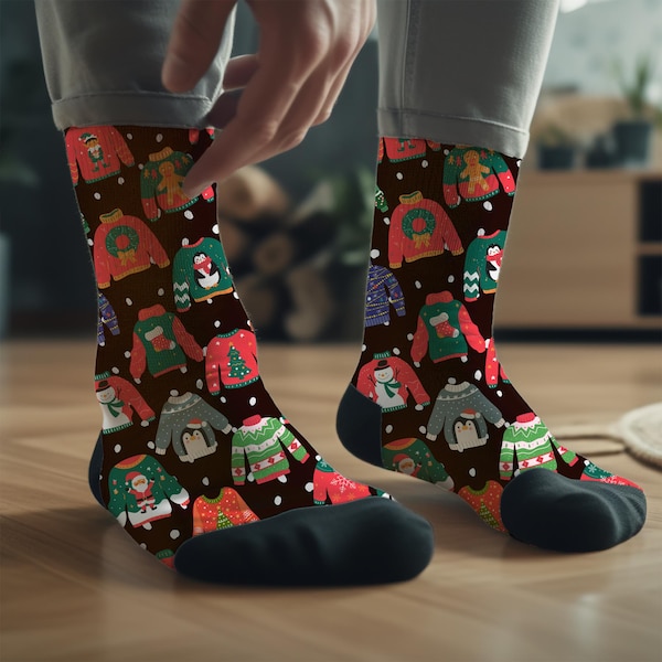 Ugly Christmas Socks - Etsy