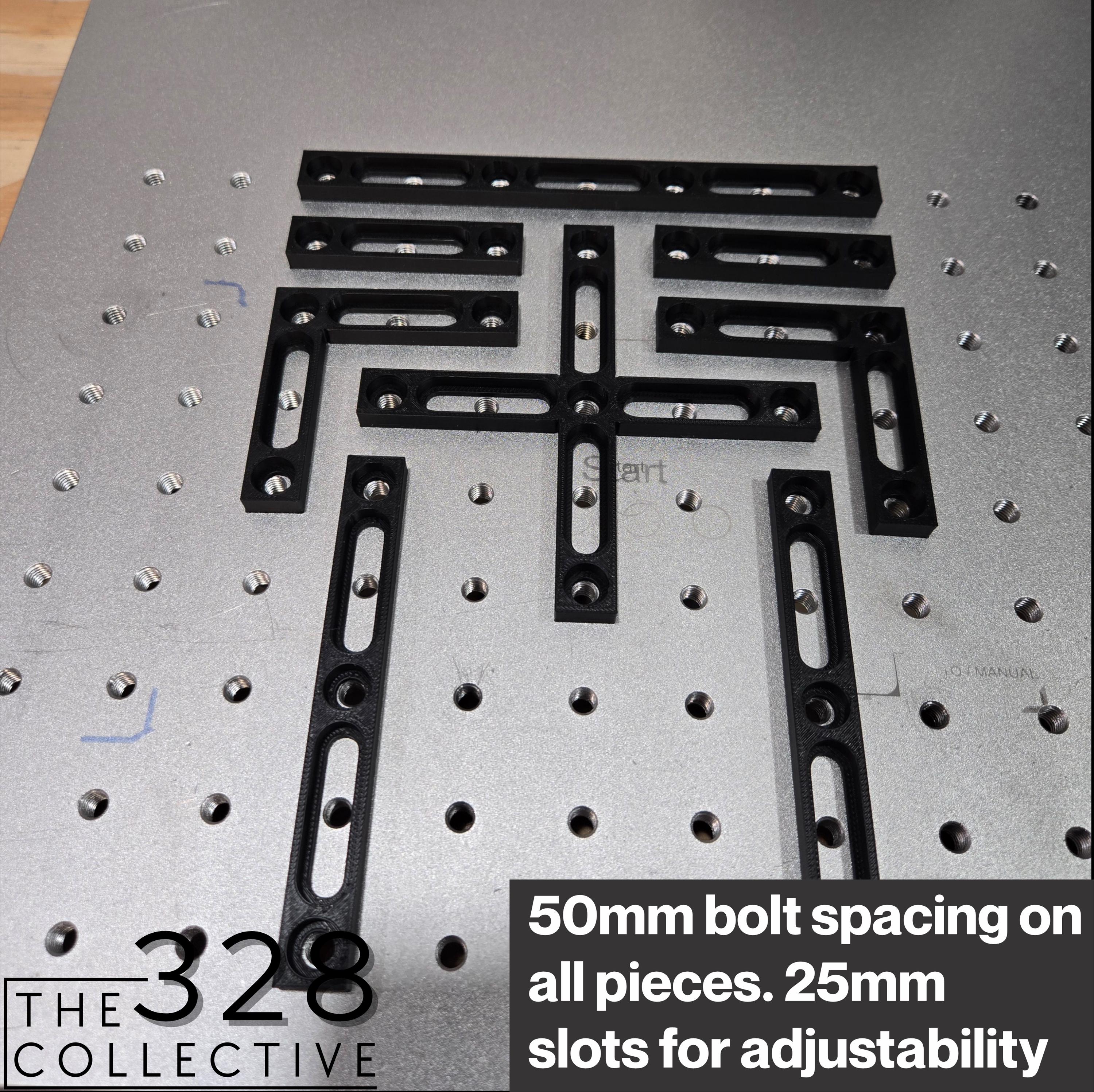 Laser Engraver Fence Kit for Galvo Lasers, Fixture, Guides, 8 Pieces ...