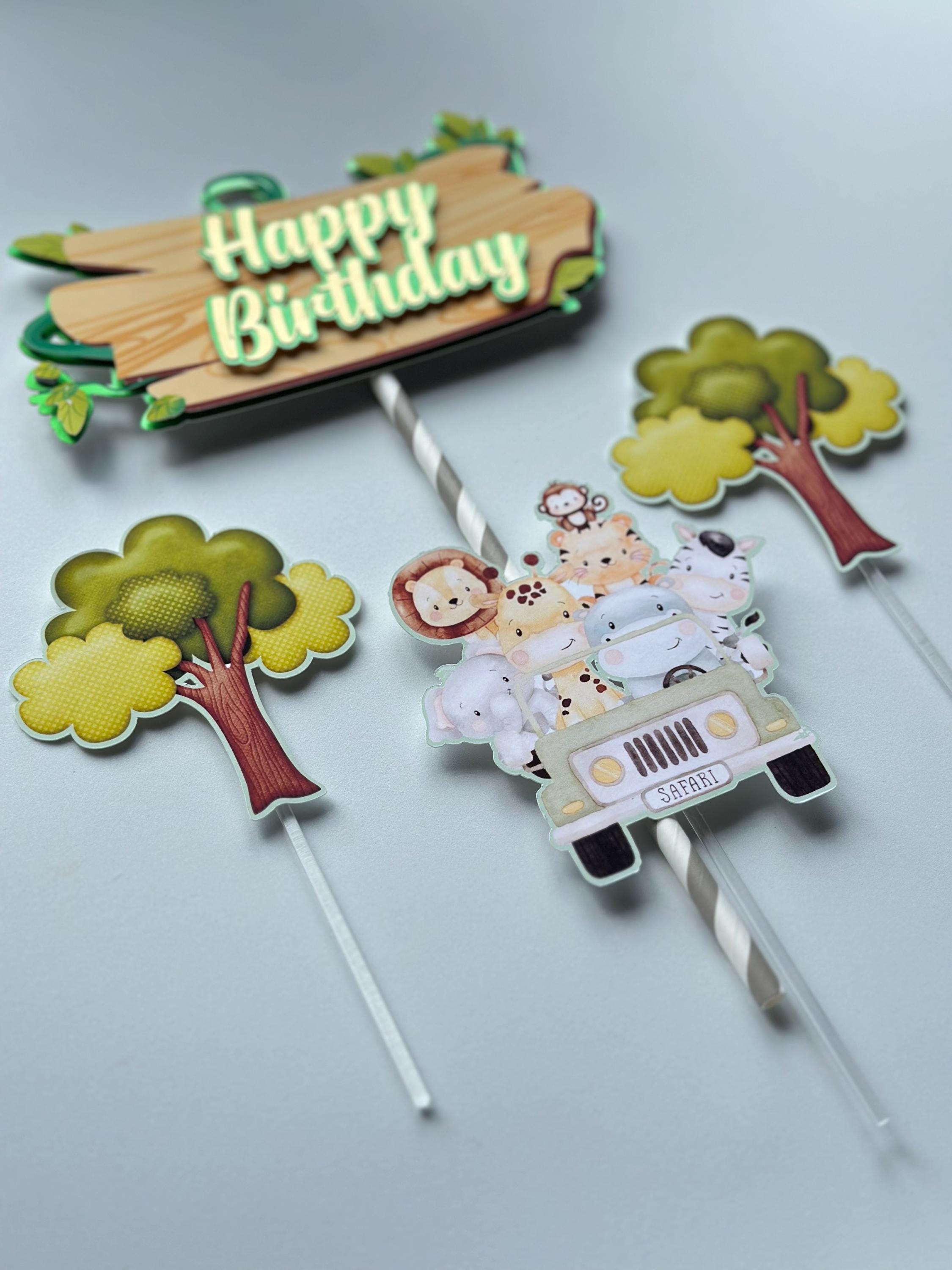 Safari Cake Topper - Etsy