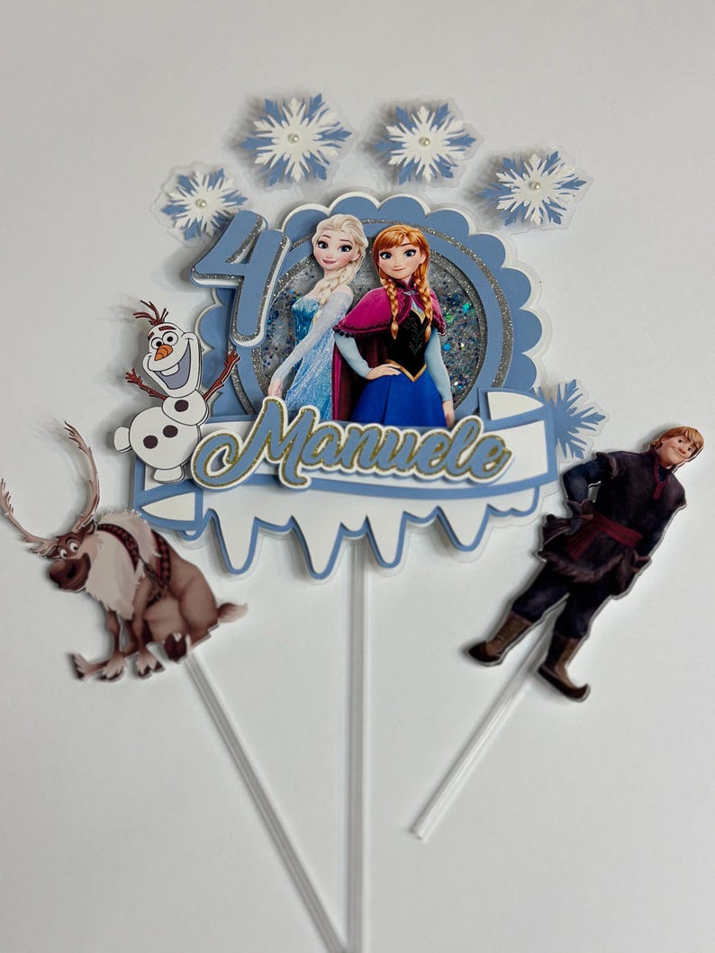 Frozen Cake Topper - Etsy