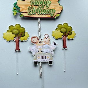 Safari Cake Topper - Etsy