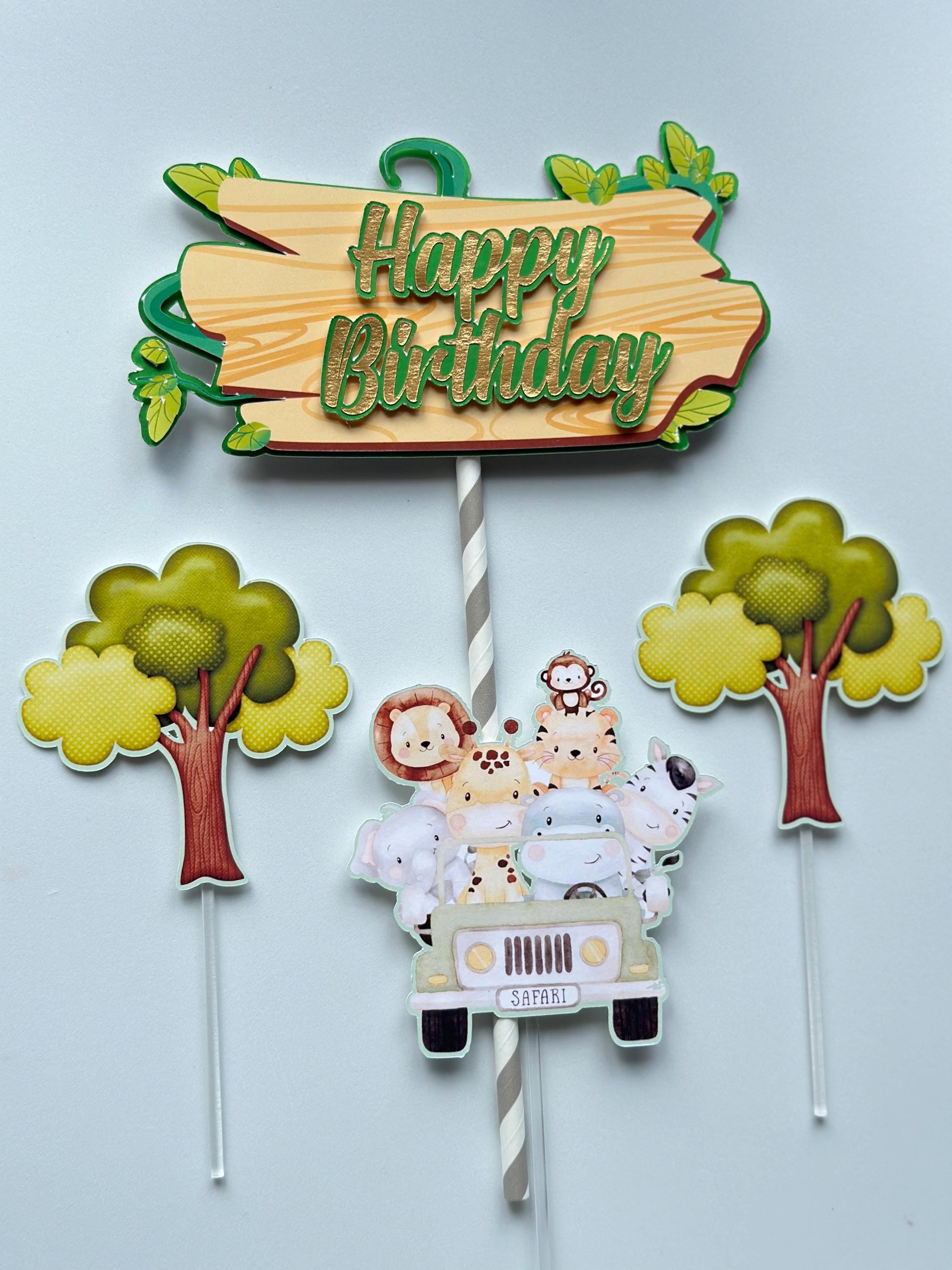Safari Cake Topper - Etsy