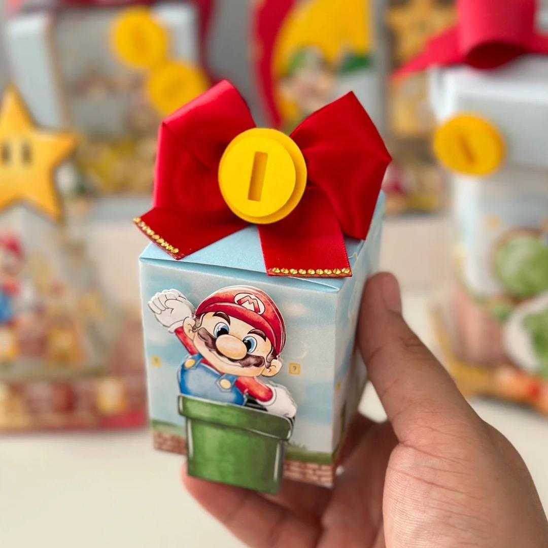 Custom Boxes Super Mário Kit 12 Units - Etsy