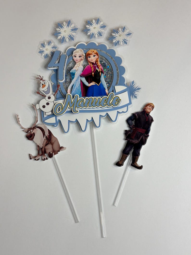 Frozen Cake Topper - Etsy