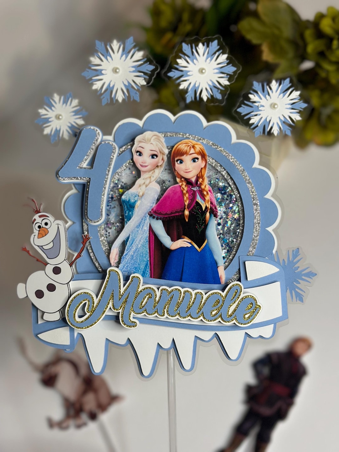 Frozen Cake Topper - Etsy