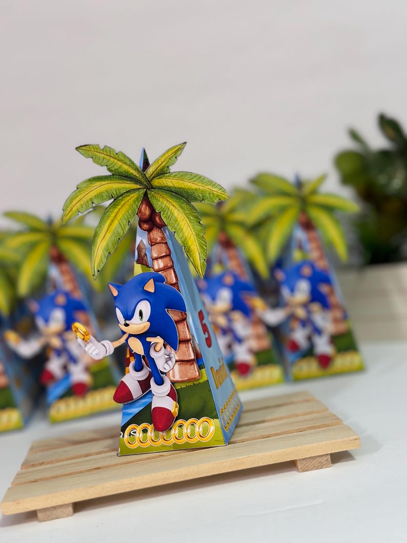 Kit 20 Pcs Sonic Custom Boxes - Etsy