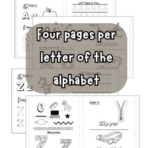 ABC Activity Book: Learning to Write | Coloring Book and More ...