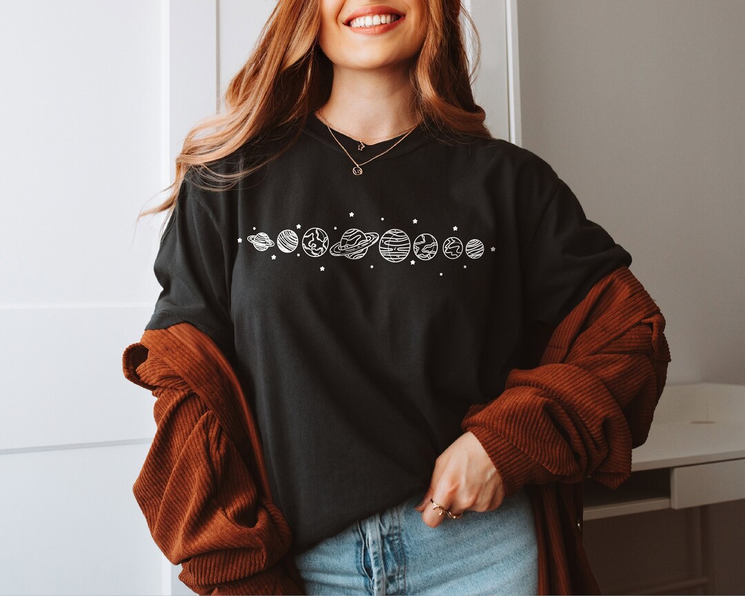 Solar System Tshirt, Planet Shirt, Fantastic Shirt, Space Shirt ...