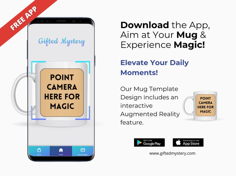 3D Pink Baby Snowman Hole in A Wall, Christmas Augmented Reality, Mug ...