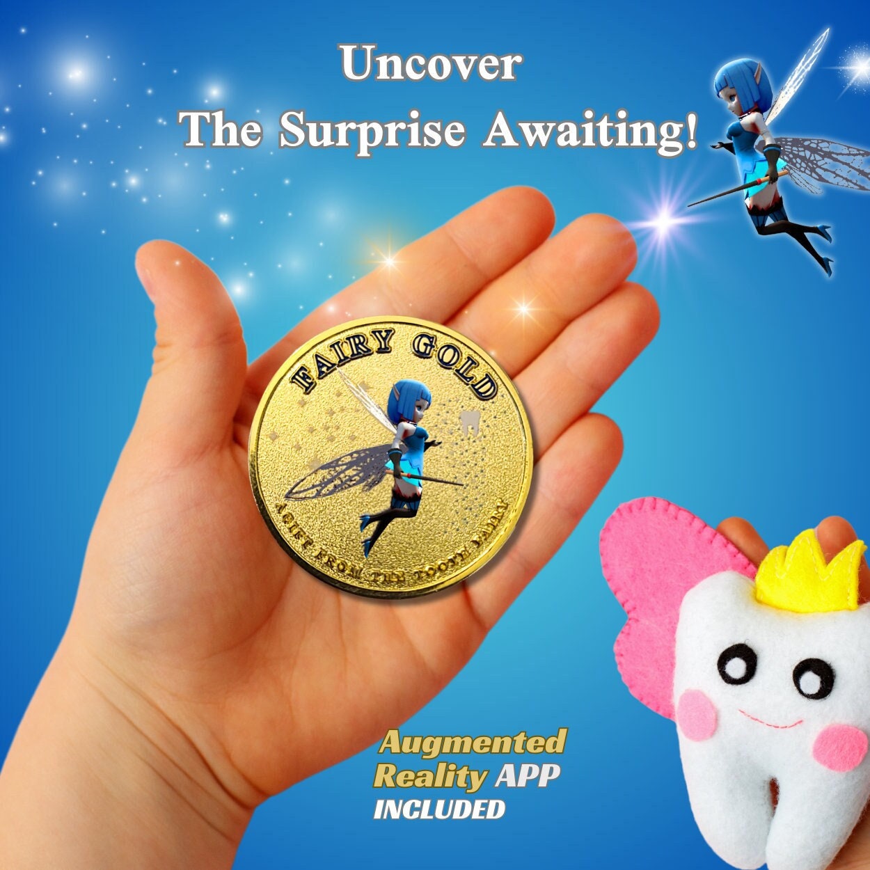 Tooth Fairy Coin Metal Coin, Magical Gift Idea, Collectible Coin ...