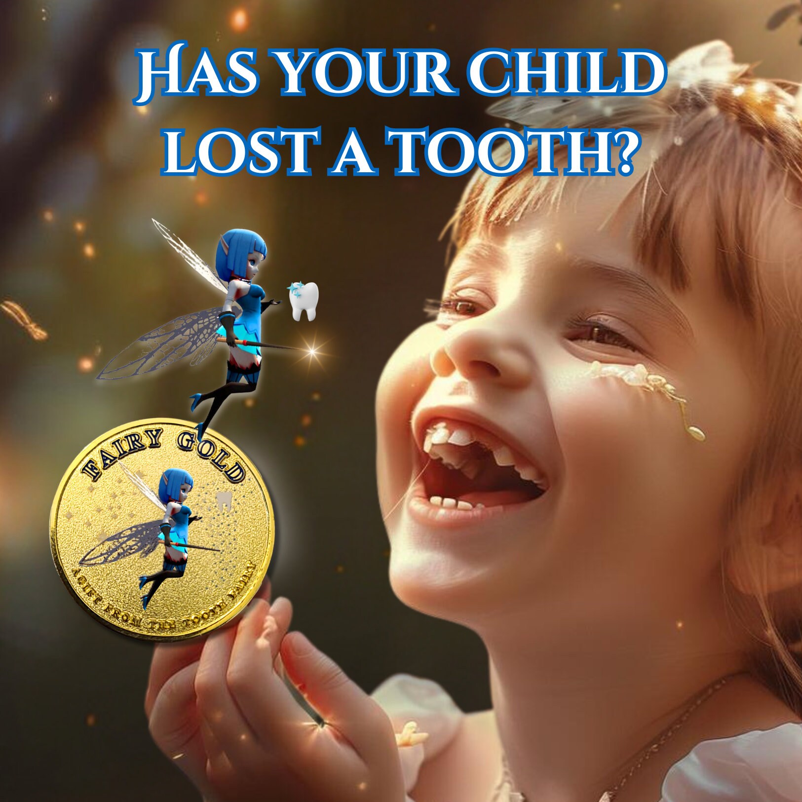 Tooth Fairy Coin - Metal Coin, Augmented Reality, Free App, Magical ...