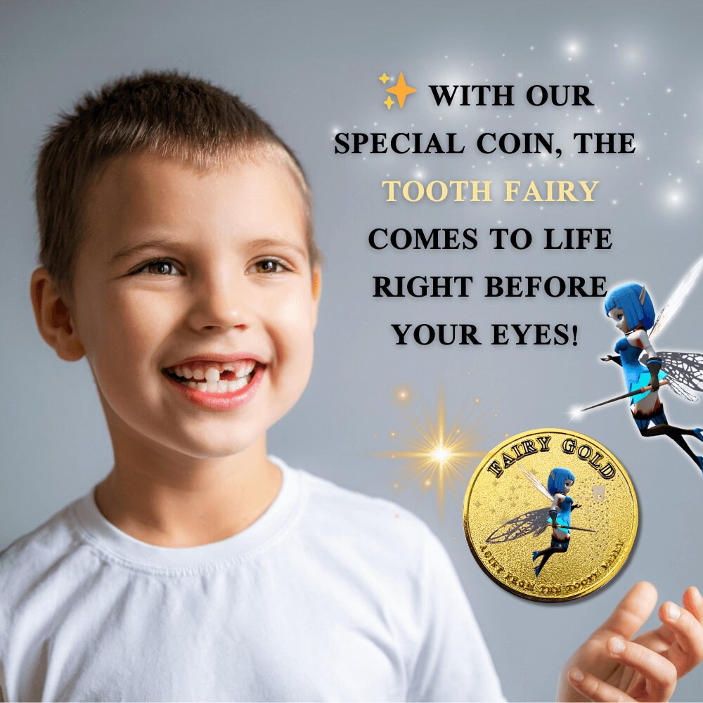 Tooth Fairy Coin Metal Coin, Magical Gift Idea, Collectible Coin ...