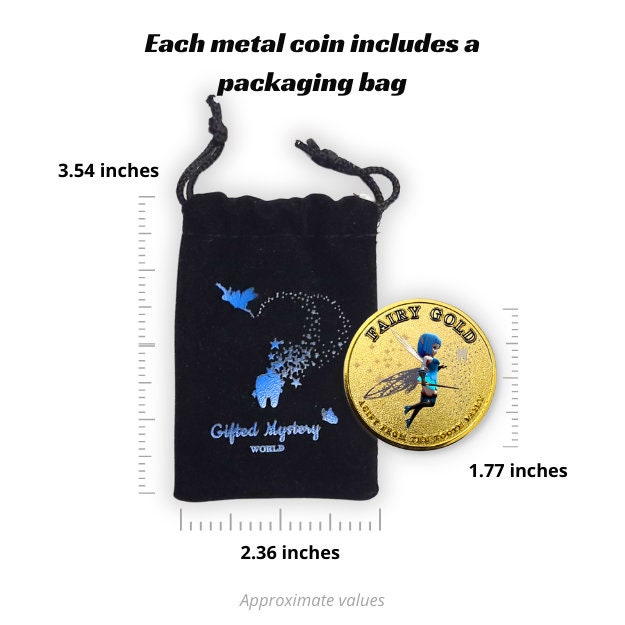 Tooth Fairy Coin Metal Coin, Magical Gift Idea, Collectible Coin ...