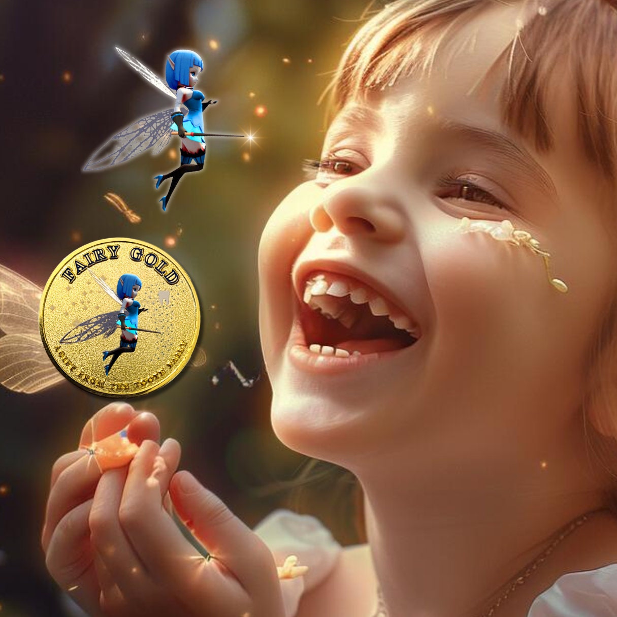 Tooth Fairy Coin Metal Coin, Magical Gift Idea, Collectible Coin, Fairy ...