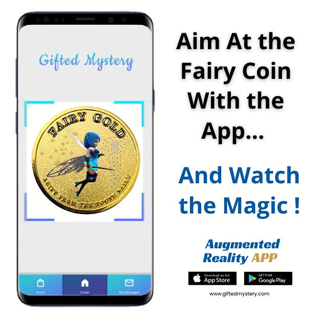 Tooth Fairy Coin - Metal Coin, Augmented Reality, Free App, Magical ...