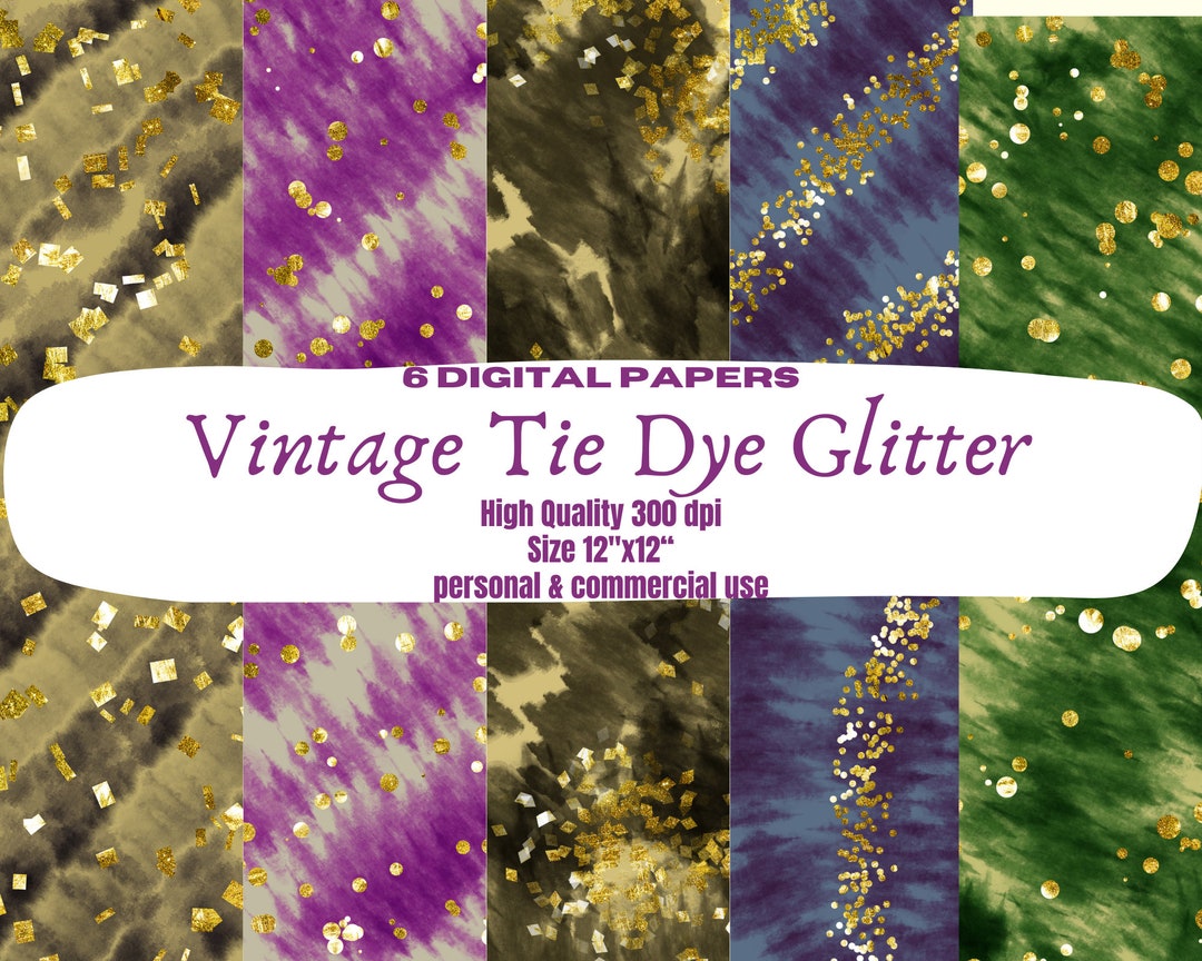 Rainbow Stripes Glitter Digital Papers, Sparkling Striped Digital ...