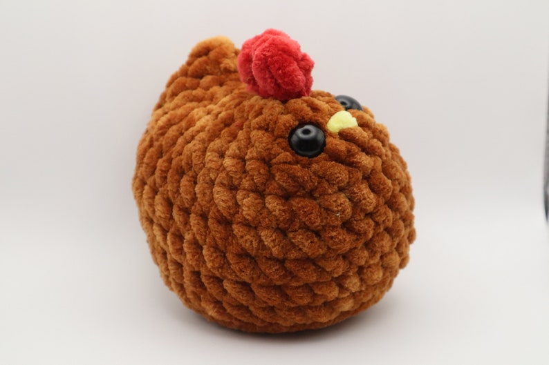 Crochet Chunky Chicken - Large - Etsy