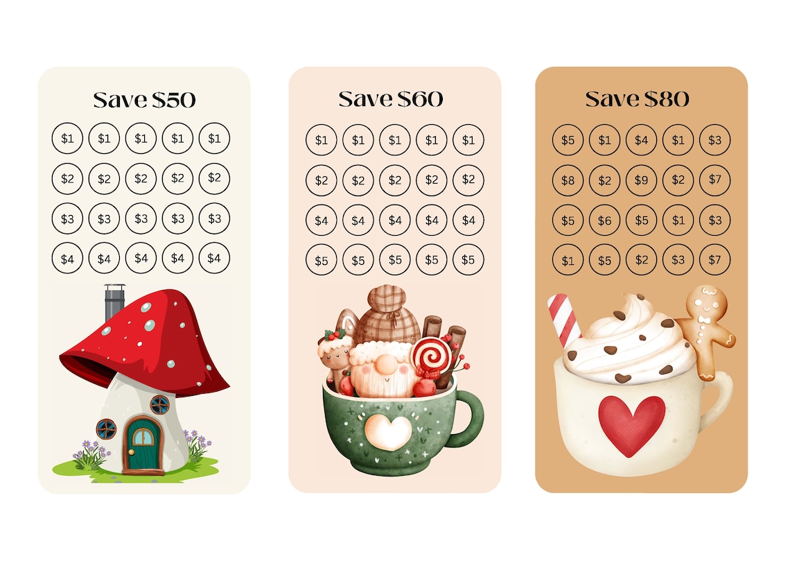 Mini A6 Variety Pack Savings Challenge | Download, Printable, PDF ...