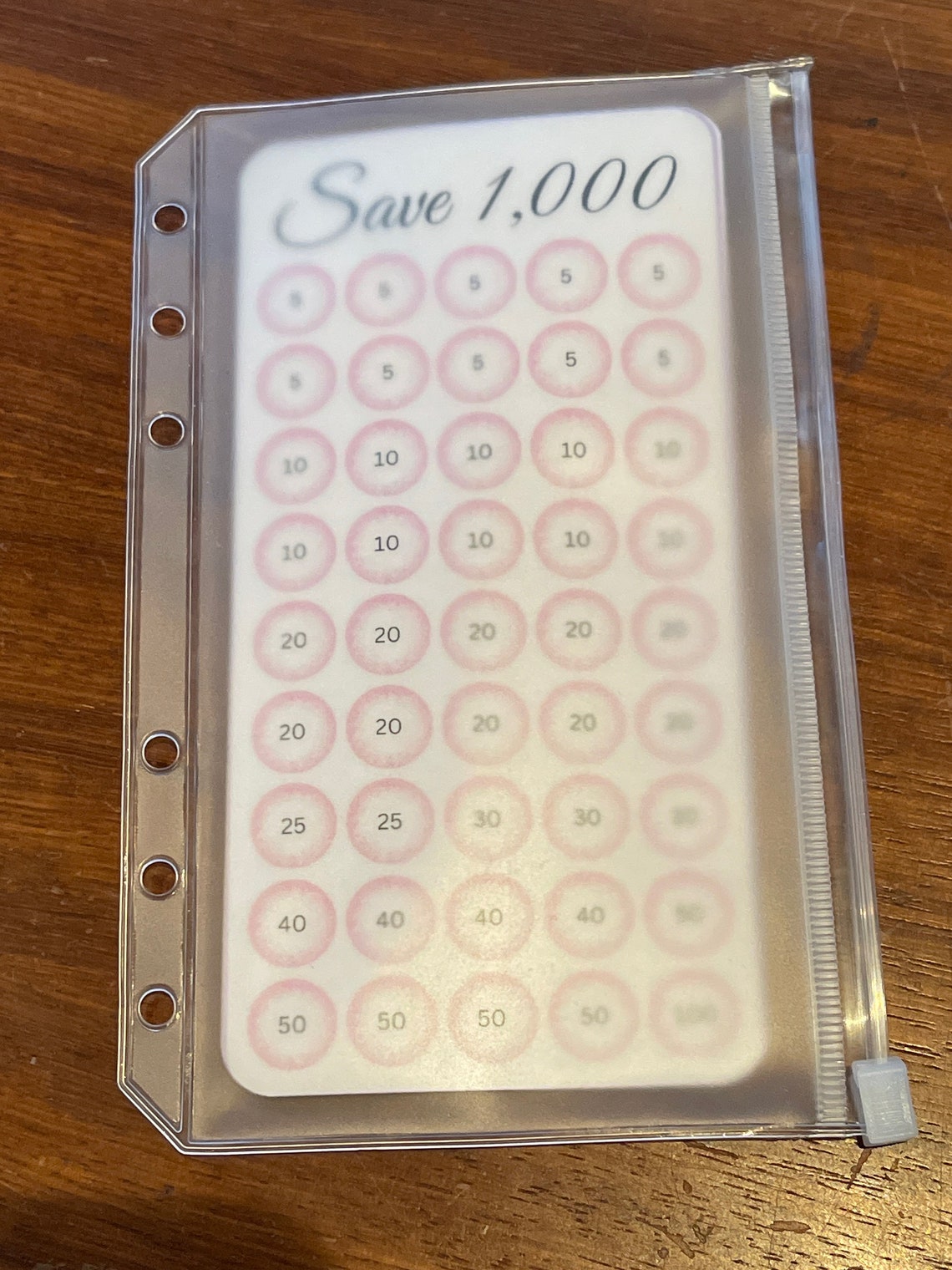 Save 1,000 A6 Savings Challenge Download, Printable, PDF Budget Savings ...