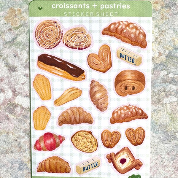 Croissant Art - Etsy