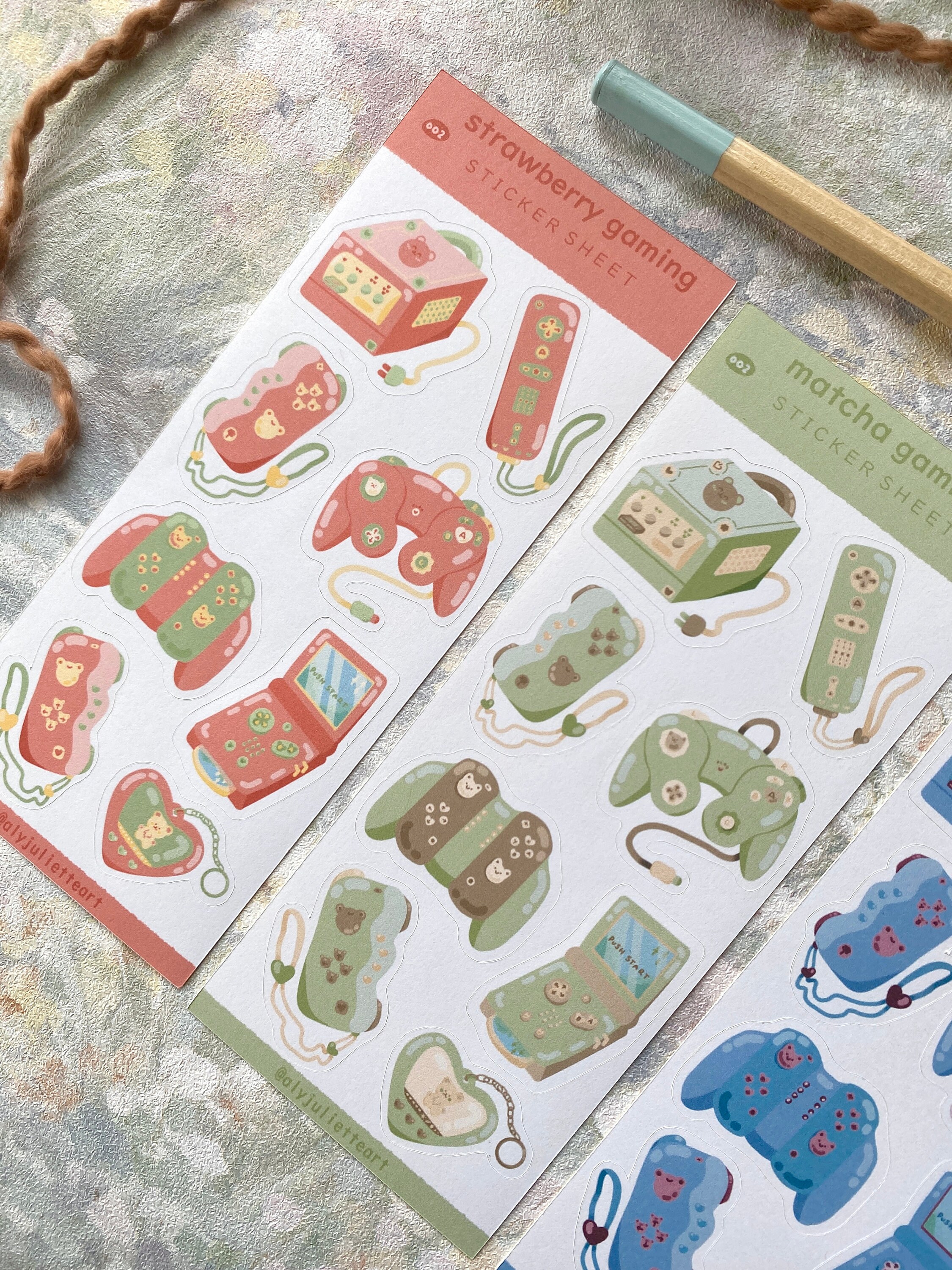 Cute Video Game Sticker Sheet Video Game Stickers Journal - Etsy