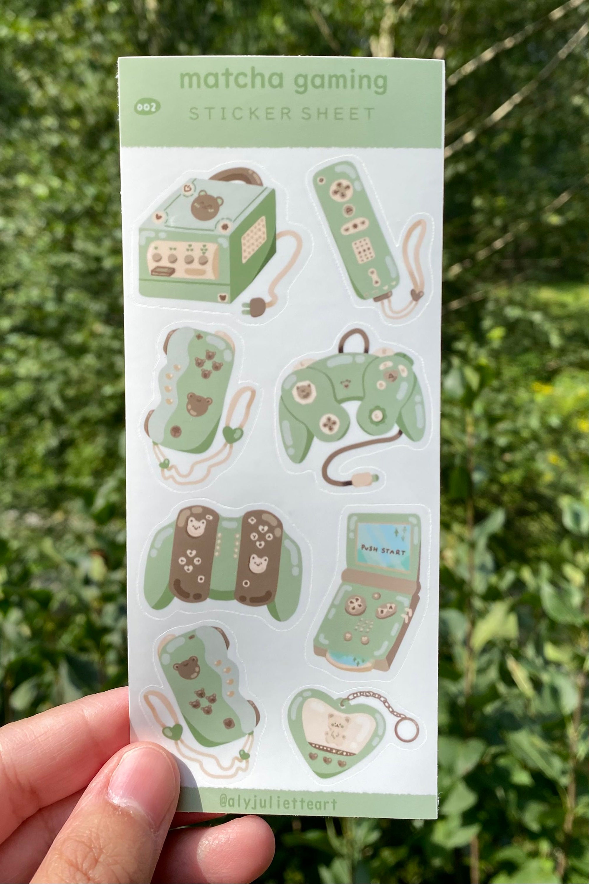 Cute Video Game Sticker Sheet, Pink Gaming, Cute Video Game Stickers ...