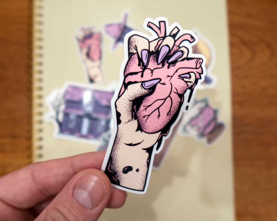 6 Bewitched Sticker Set, Witch Halloween Sticker, Halloween Elements ...