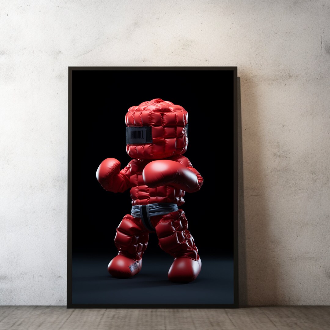 8 Bit Poster Boxing, Puffer, Ultra Detailed Poster, Champion, Lego ...