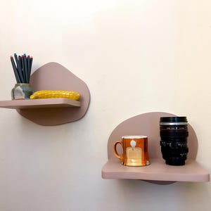 Floating Shelves Set, Oblong Organic Shapes - Etsy
