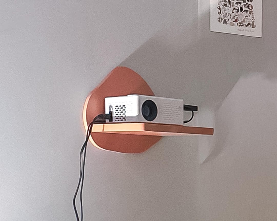 Projector Shelf, Floating Wall Shelf for Projectors and Devices, Plant ...