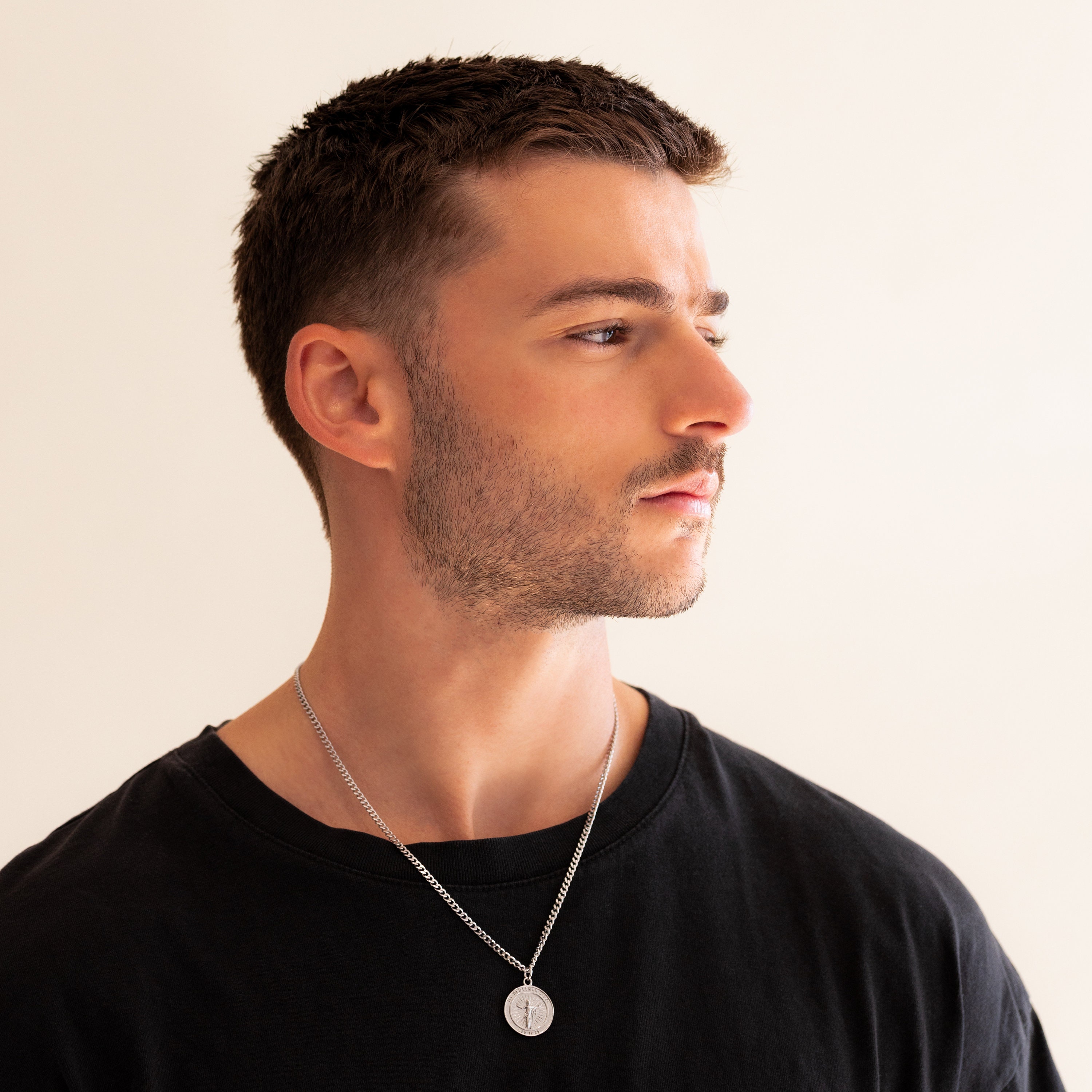 Silver My Redeemer Lives Necklace, Stainless Steel Christian Pendant ...