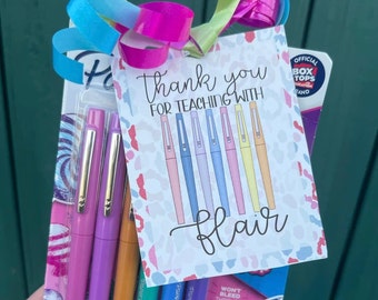 Back to School Teacher Printable Gift Tag Thank You for Taking - Etsy