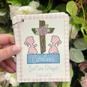 Bedtime Prayer Flash Cards Advent Scripture Cards Christian Toddler ...