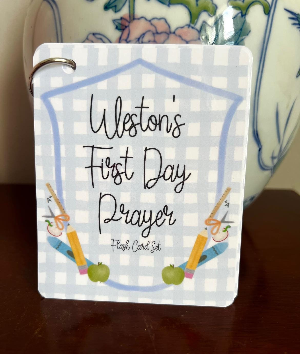 First Day Prayer Flash Cards Scripture Cards Christian Toddler Kids ...
