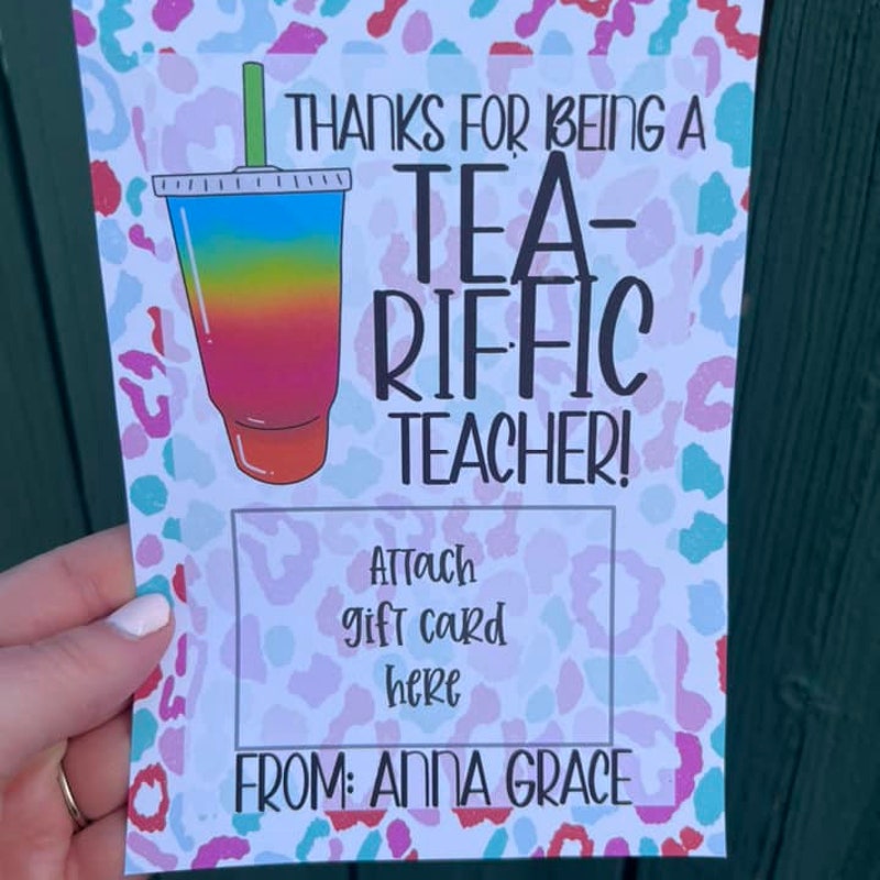 Teacher Tea - Etsy