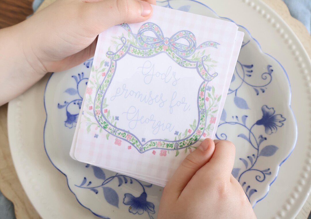 God's Promises Flash Cards Advent Scripture Cards Christian Toddler ...