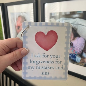 Bedtime Prayer Flash Cards Advent Scripture Cards Christian Toddler ...