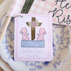 Bedtime Prayer Flash Cards Advent Scripture Cards Christian Toddler ...