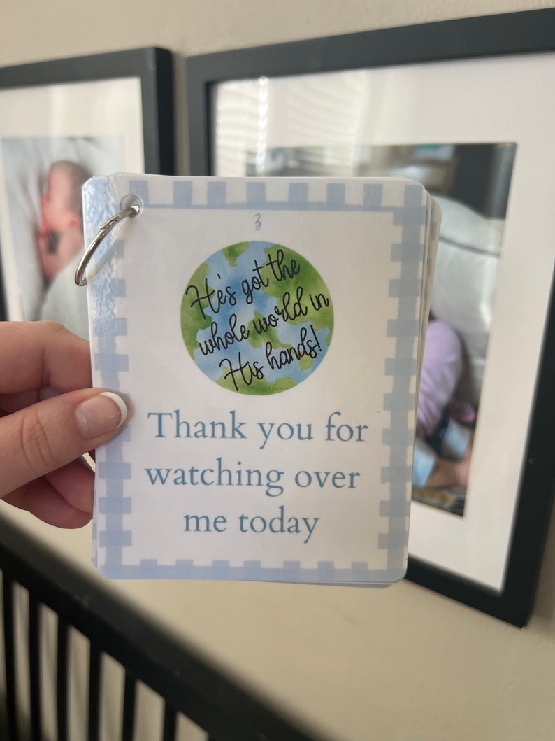 Bedtime Prayer Flash Cards Advent Scripture Cards Christian Toddler ...