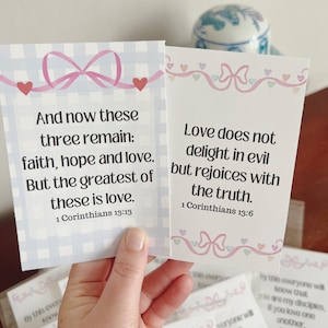 Valentine's Scripture Cards Countdown Valentines Kids Activity ...
