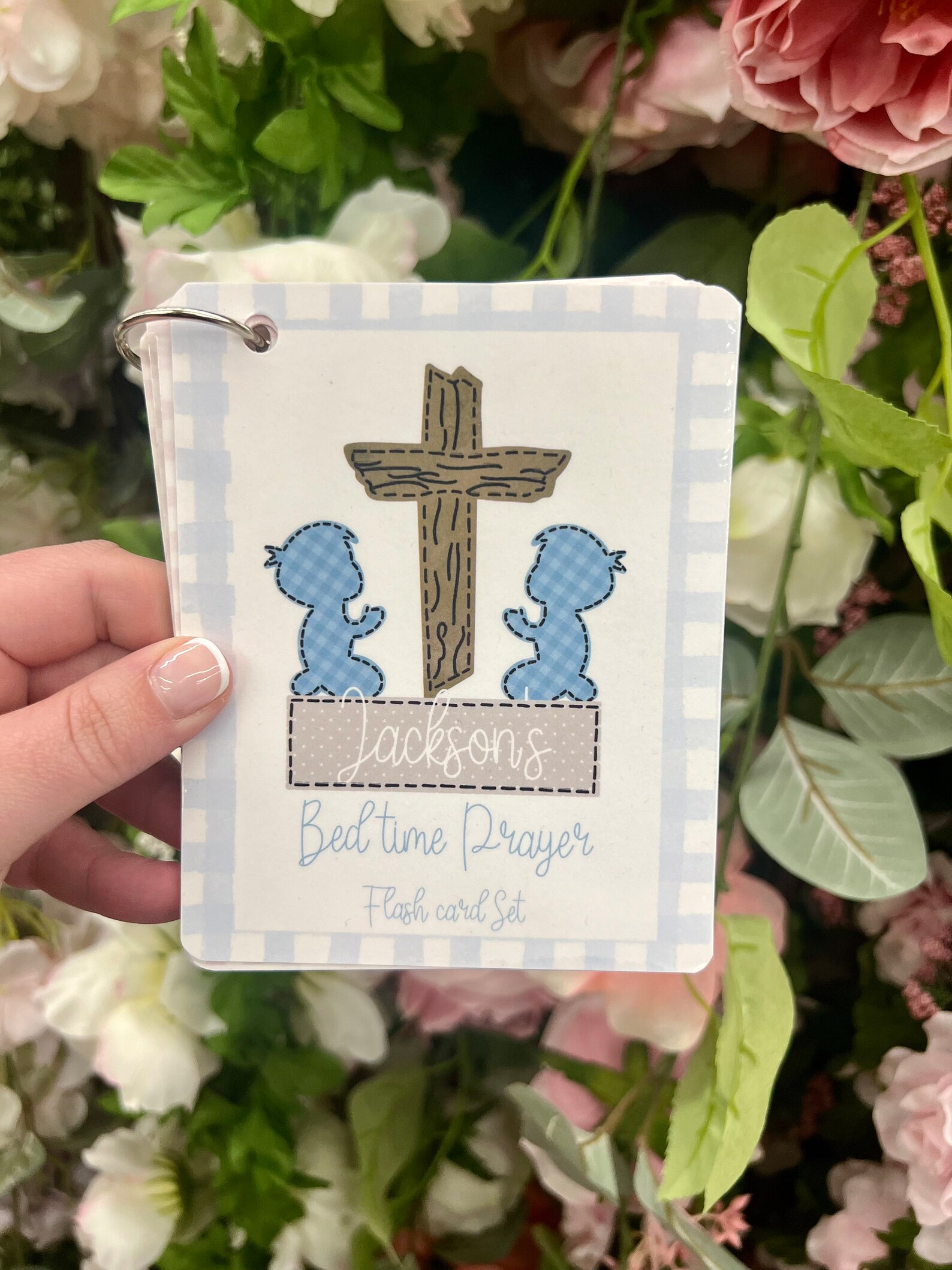 Bedtime Prayer Flash Cards Advent Scripture Cards Christian Toddler ...