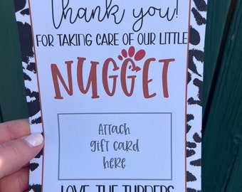Teacher Appreciation Gift Card Holderteacher Thank You Cardthank You ...